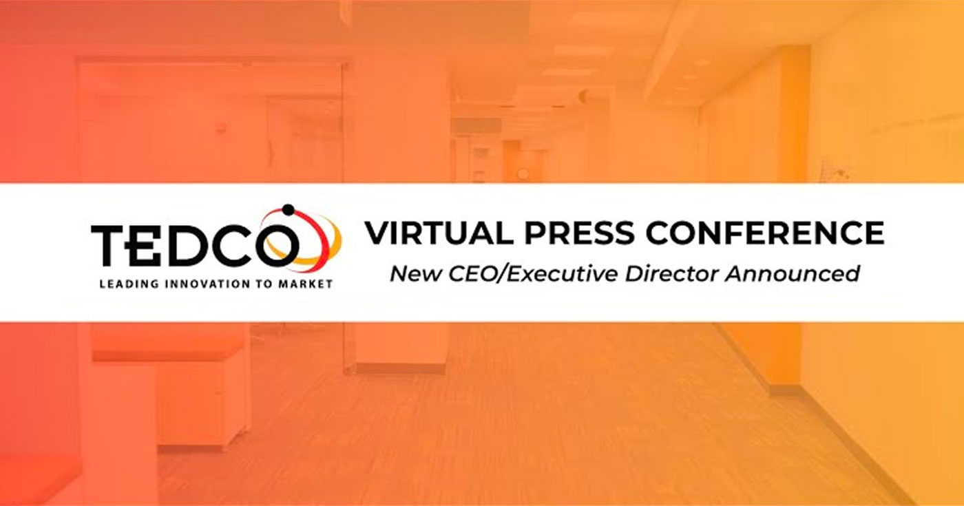TEDCO's Virtual Press Conference | TEDCO