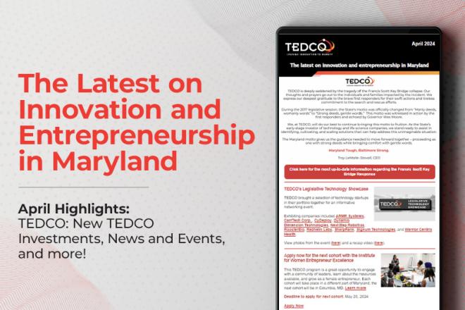 TEDCO | Maryland Entrepreneur Funding and Investments